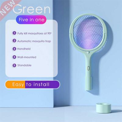 5 In 1 Us Killer Adjustale Angle Mosquito Swatter Home
