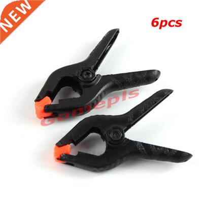 6 PCS Hard Micro Spring Clamps Set  Tools Grip Clips L22
