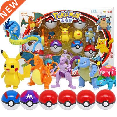 8 styles Pokeball toys Elf Pet Deformation Set Golfer Do Pi