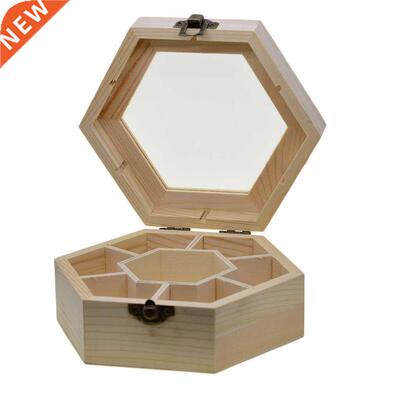 Unfinished Wood Storage Box with Lip Modern Storage Organize
