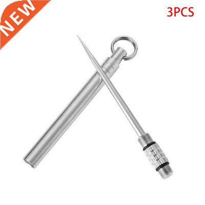 3 Pieces Toothpick Metal Travel Toothpick Portable Fruit For