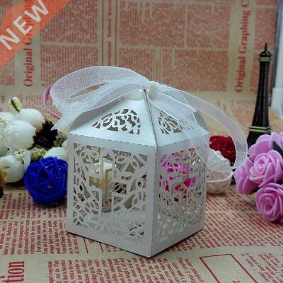 10pc Cross Can Boxes Angel Gift Box For Baby Shower