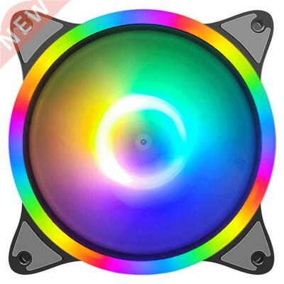 COOLMOON 4 Pin RGB 120mm Computer Case Fan Quiet 12CM Coolin