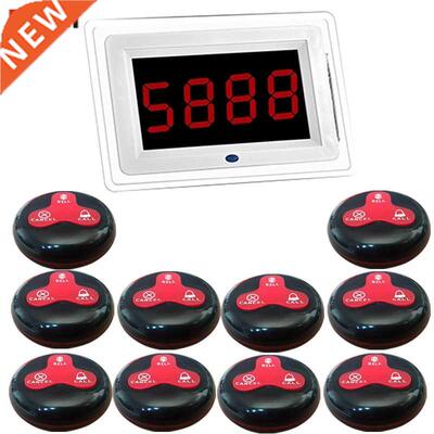 Wireless Pager Coaster Restaurant Call Paging System 1 Host