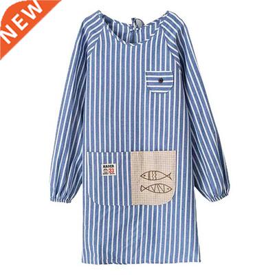 Kitchen Overalls, Anti-Greasy Long-Sleeved Cooking Apron