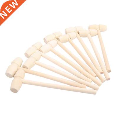 5/10Pcs MINI Wooden Hammer Mallet 140x43x19mm Crab Lobster S