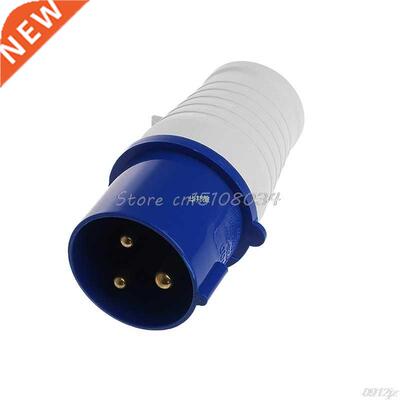2 Amp  Pin Plug 220 - 250 Volt 2P+E IP44 2A Generator Hea