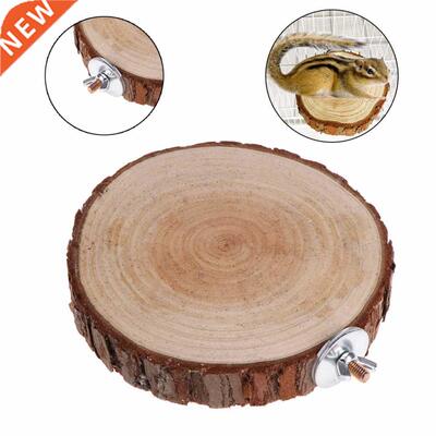 New Pet Parrot Brd Cage Perch Perches Platform Round