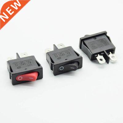 10PCS 10*22mm Black Red Ultrathin Rocker Switch Small Instr