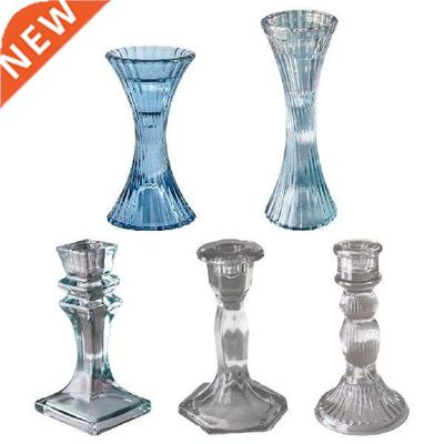 Glass Candle Holders, Centerpieces for Tables, Candlesticks