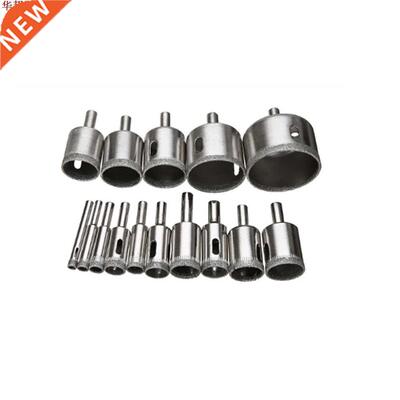 15 pièces Diamant Foret Ensemble 6mm-50mm Outils Diam