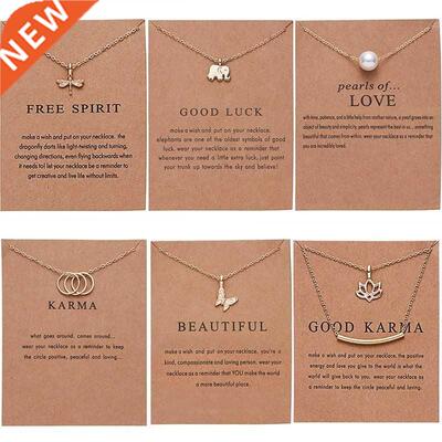 Rinhoo Butterfly Elephant Pearl Of Love Gold-color Pendant N