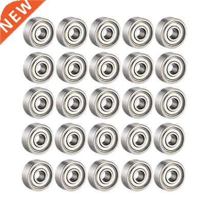 25Pcs 608 ZZ Ball Bearings, 608Zz Metal Double Shielded Mini