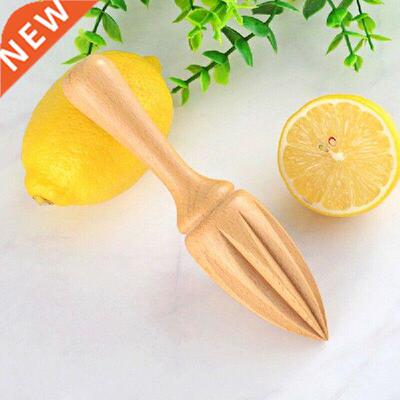Solid Wood Lemon Reamer Mini Wooden Lime Squeezer Juicer