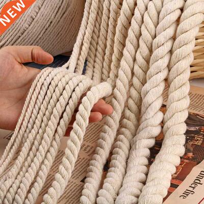 5/10M 6MM/8MM/10MM/12MM 3 Shares Twisted 100% Cotton Cords T