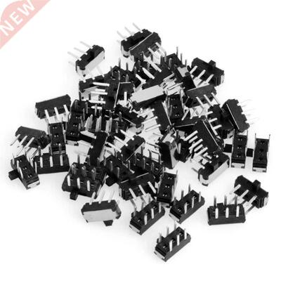 50Pcs Slide Switch 6 Pin DPDT PCB Panel Mount Mini Micro Tog