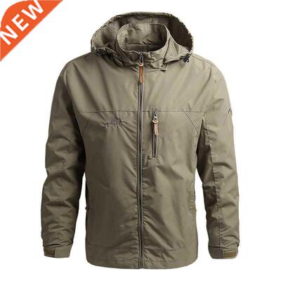Men Waterproof Jackets Hooded Coats Male Outdoor Outwears Wi