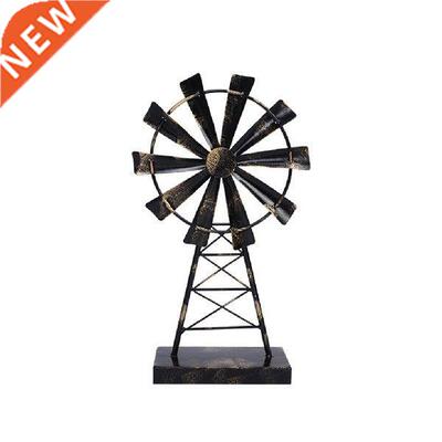 Table Windmill Metal Farmhouse Style Decor Retro Crafted