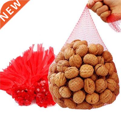 100 Pcs Fruit And Vegetable Packaging Net Nylon Woven Mesh