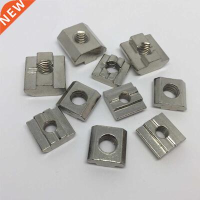10pcs T Sliding Nut Nickel-Plated Carbon Steel M3/M4/M5/M6/M