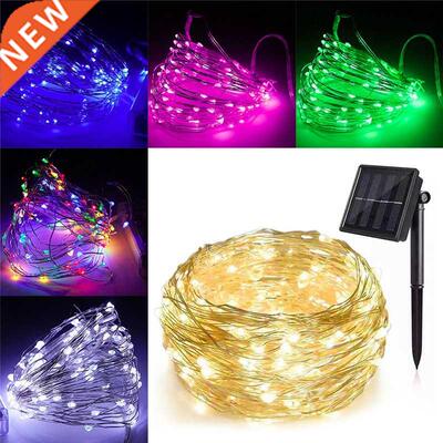 20M Led Solar LED Light LED Copper Wire String Holiday