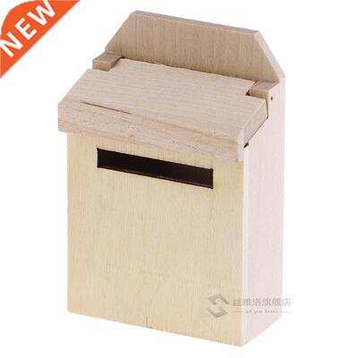 1/12 Dollhouse Miniature Mini Wooden Mailbox Model 4.6*2.6