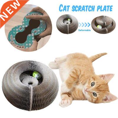 Magic Organ Cat Scratch Board Cat Toy with Bell Cat
