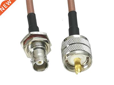 1Pcs RG142 UHF PL259 Male Plug to BNC Female Jack Bulkhead C