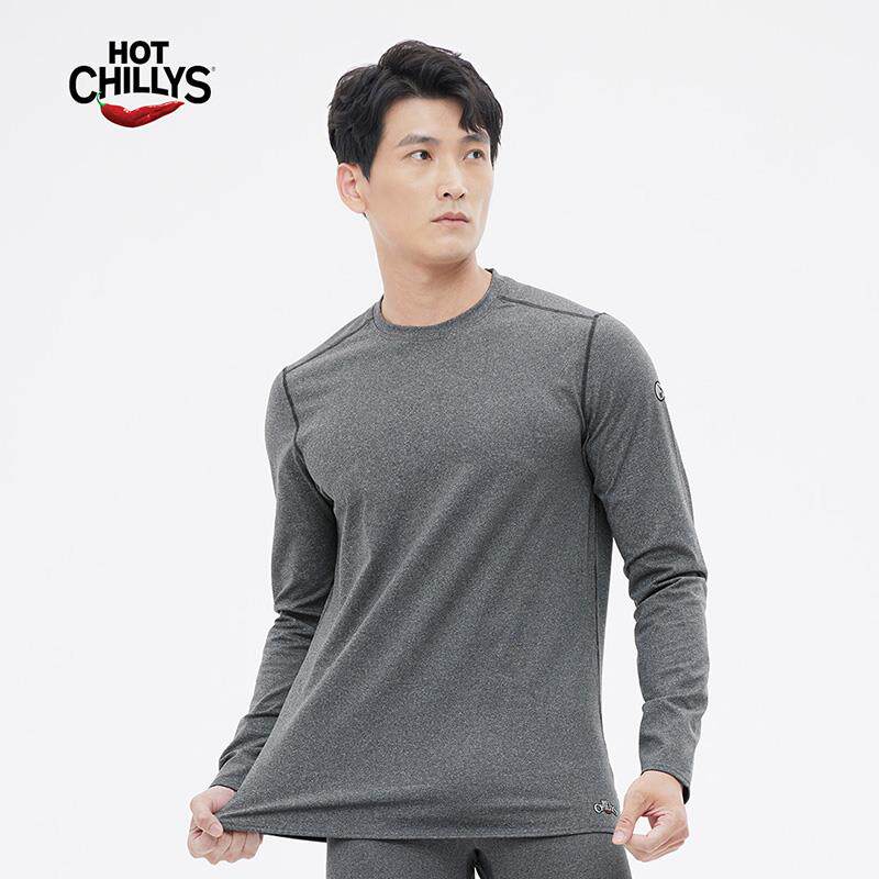 HOTCHILLYS红辣椒男圆领打底户外滑雪徒步登山保暖上衣HCA9909
