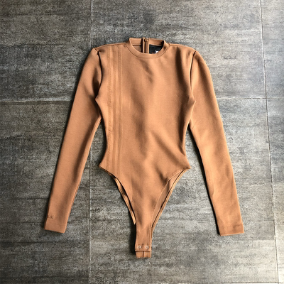 不褪换 Beyonce ivy park bodysuit 女士针织长袖连体衣大码胖mm