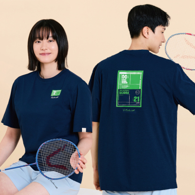 2025秋冬新品Technist韩国羽毛球服男女同款运动短袖速干吸汗T恤