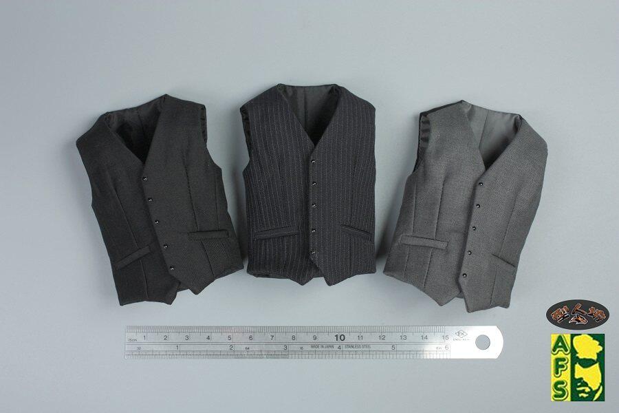 AFS型人坊 1/6兵人 潮流人偶散件 西装西服马甲背心 三色 现货