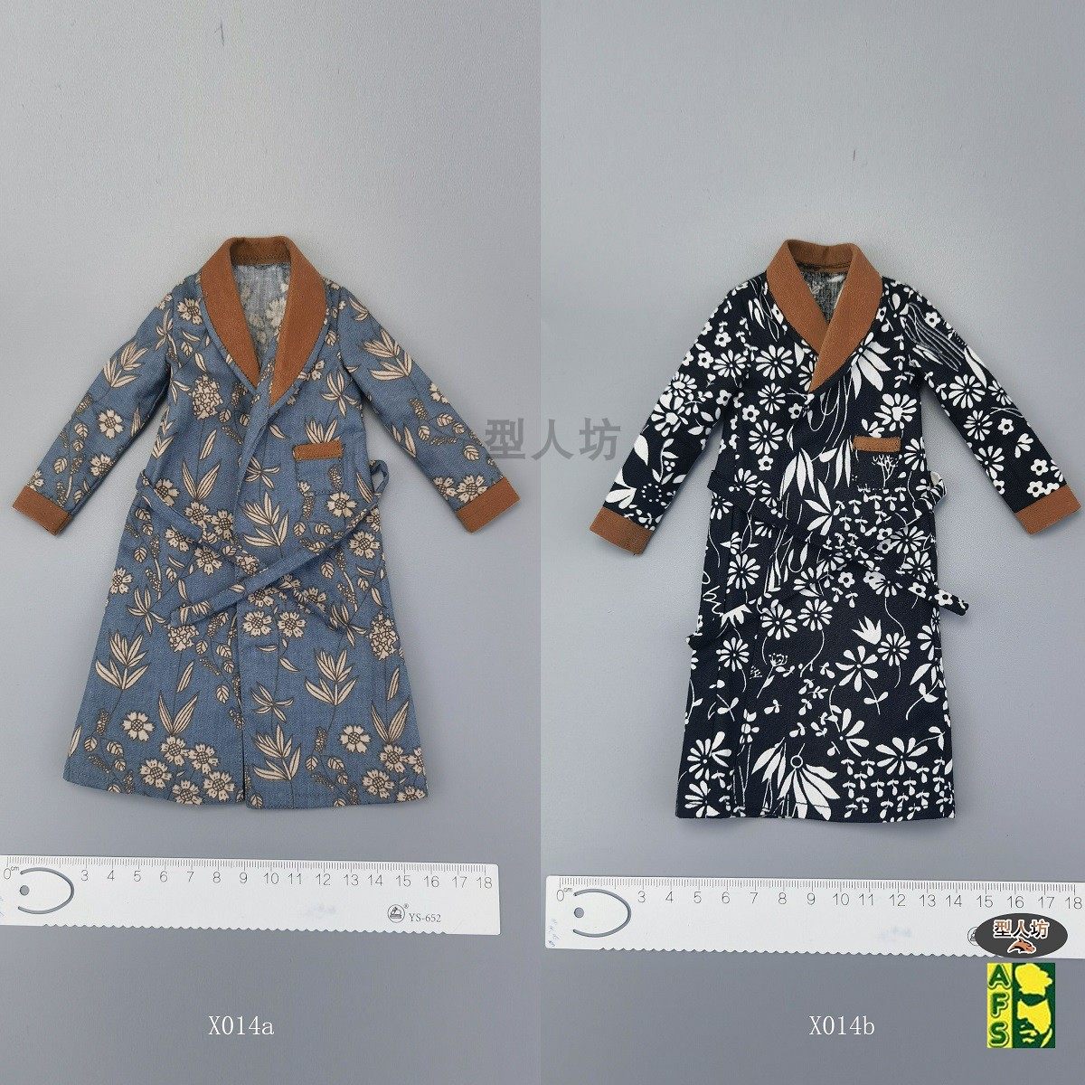 AFS型人坊 1/6比例可动兵人 托尼欧美富豪 男款睡衣睡袍浴袍 现货