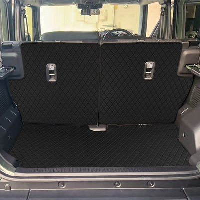 适用25款铃木Jimny Nomade后备箱垫吉姆尼尾箱垫皮革装饰耐磨防刮