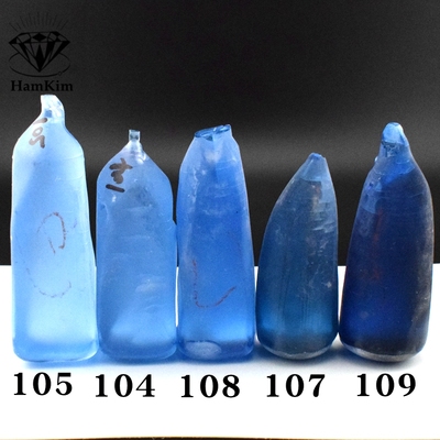 蓝尖晶石宝石材料宝石打磨材料