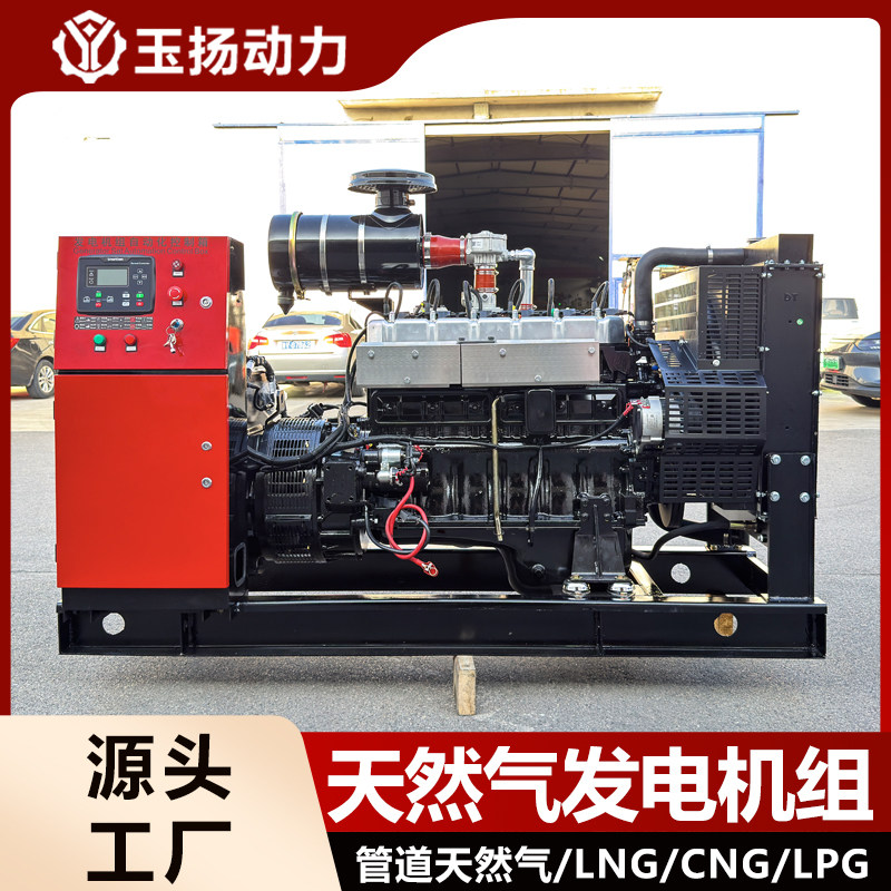 40kW天然气发电机组 50kva 燃气发电机 三相380V工业备用电源