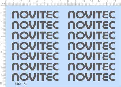 81641整版胶NOVITEC模型水贴