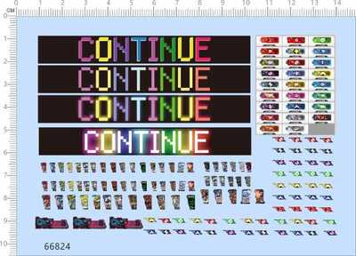 66824整版胶1/12继续continue幪面超人配件贴比例模型剪纸水贴纸