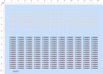 76557法拉利 整版水贴 testarossa 比例模型车水贴定制打印现货