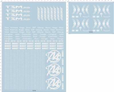 63238-11E13 MMRT macao tsm mini 4wd 悠悠球爆菊四驱车标水贴1