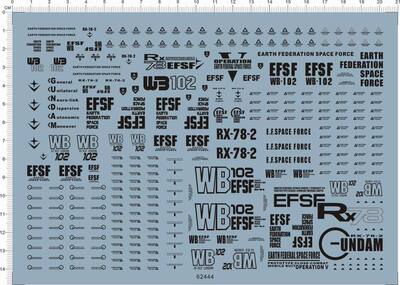 62444-5E08 1/35 RX-78-2 WB102 胸像gd头水贴2