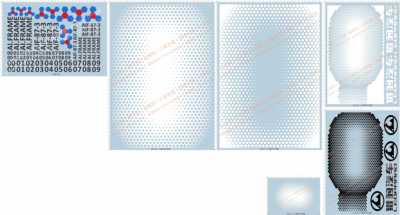 65012 ai.frame aif-87-3 蜂窝矩阵动力水贴