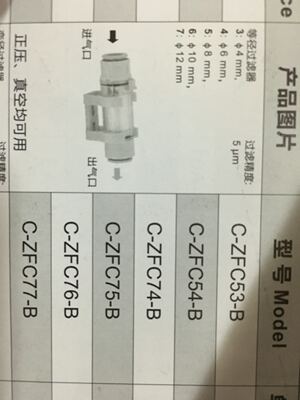 全新原装CKT真空过滤器ZFC53-B ZFC54 ZFC74 ZFC75 ZFC76 ZFC-77