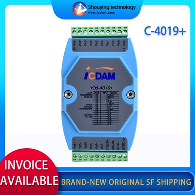 8-ch Thermocouple Input Module Shouying technology C-4019+