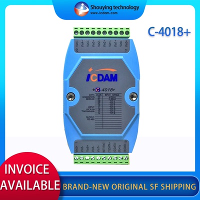 8-ch Thermocouple Input Module Shouying technology C-4018+