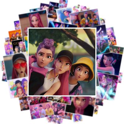 贴纸100张KPopdemon行李箱手机