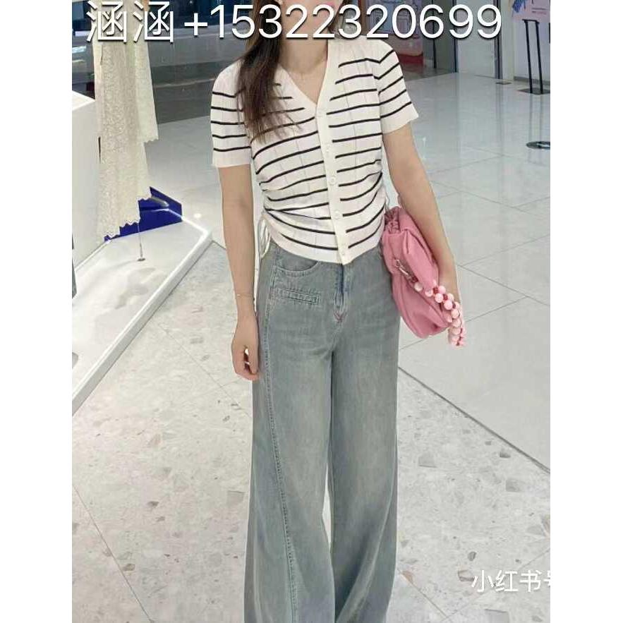 惠Jsister 2024夏款专柜正品新款百搭针织衫女S423104389-799