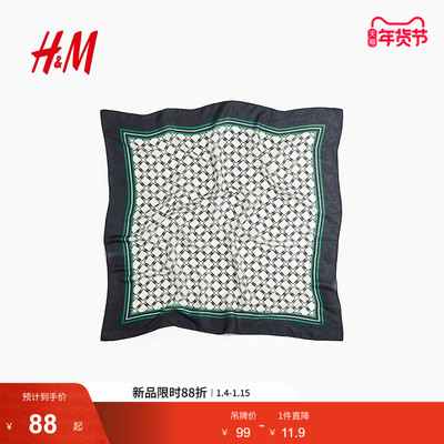 HM2026春季新款女装印花围巾1229036
