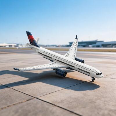 空客A330-900neo飞机积木模型