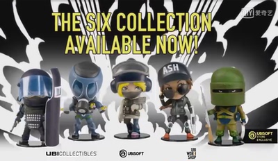 公仔Rainbow6彩虹六号彩虹六号